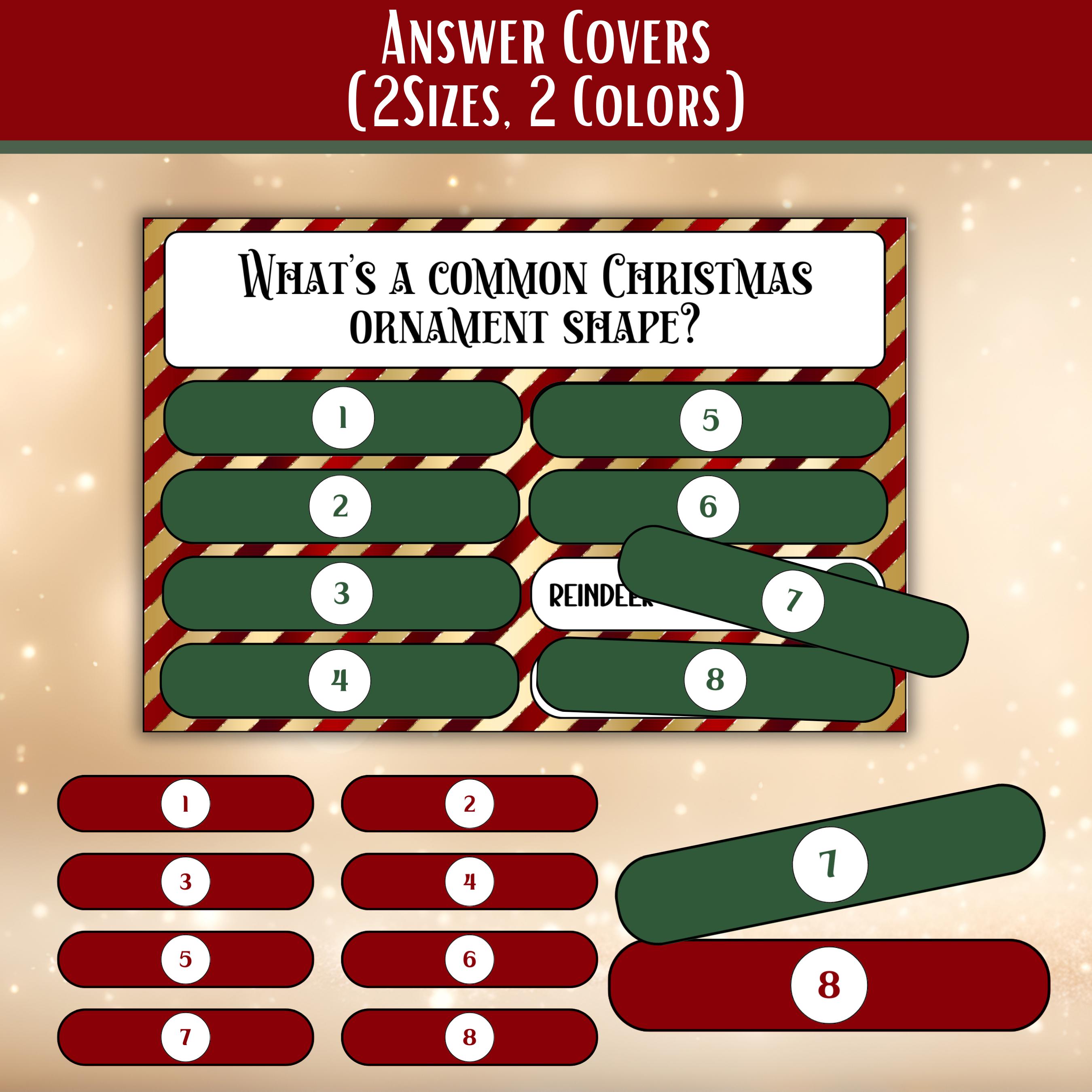 Christmas Family Feud Game: Holiday Trivia (printable, Instant Download ...