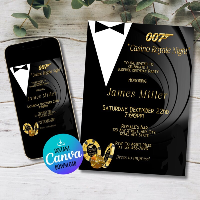 James Bond Party - Etsy