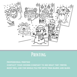Printable Christmas Advent Calendar Coloring Pages: Fun Kids Activity ...