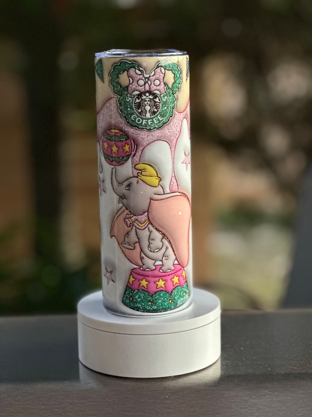 Dumbo Inspired Coffee 20 Oz Skinny Stainless Steel Tumbler - Etsy