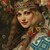 Slavic Art KRASAVA Vintage Portrait of Slavic Girl Folk Flowers Divine ...