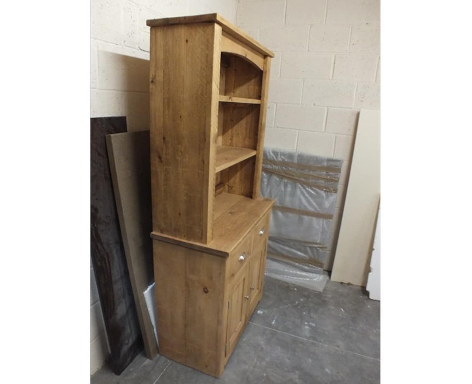 Reclaimed 2 Door Open Top Display Dresser- Bespoke Sizes Available ...