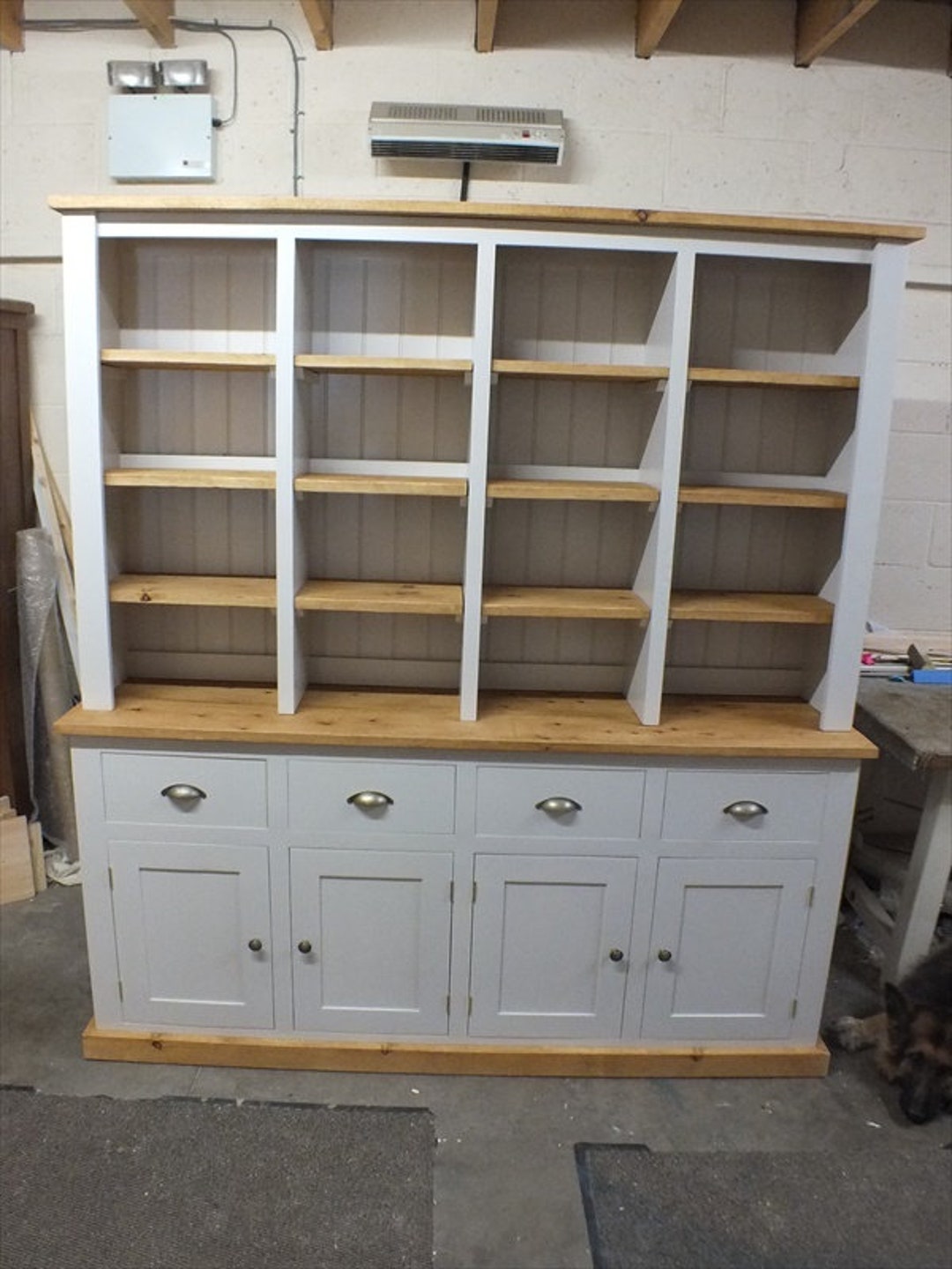 Buckingham Painted Open Top Display Dresser/ Library Unit Bespoke Sizes ...