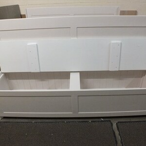 6 Ft Painted Shaker Style Monks Bench, Bespoke Sizes & Colours ...