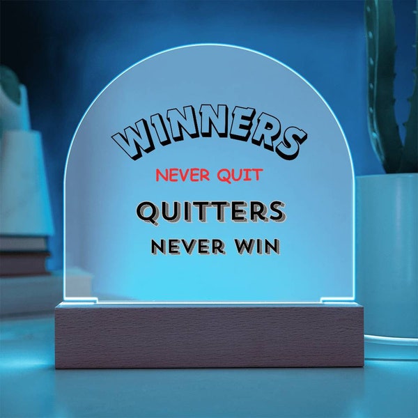 Winners Never Quit - Etsy