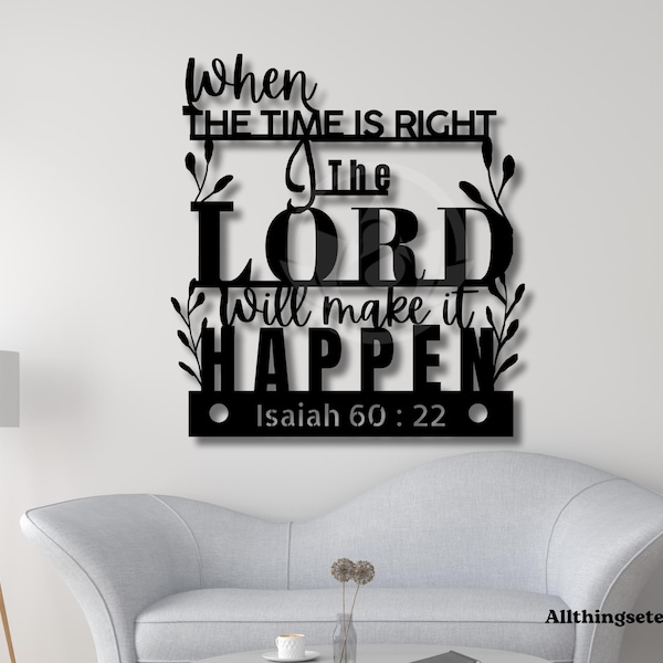 Scripture Metal Wall Art - Etsy