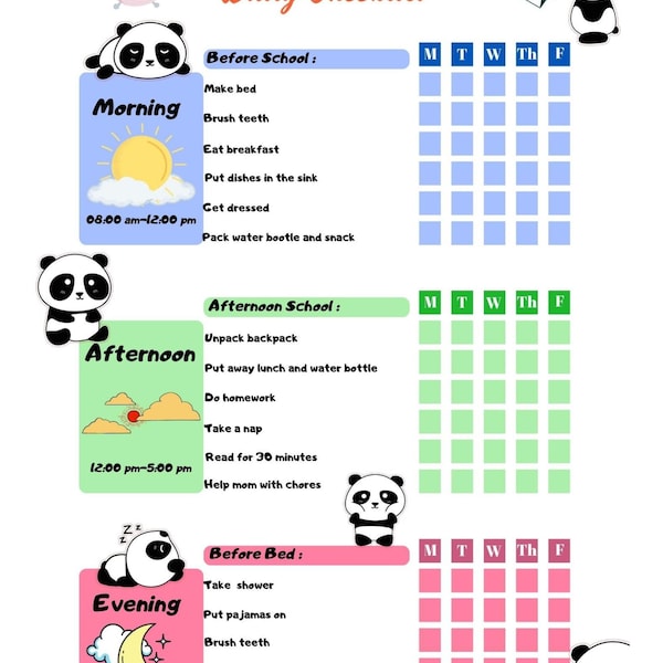 Teen Adhd Checklist - Etsy