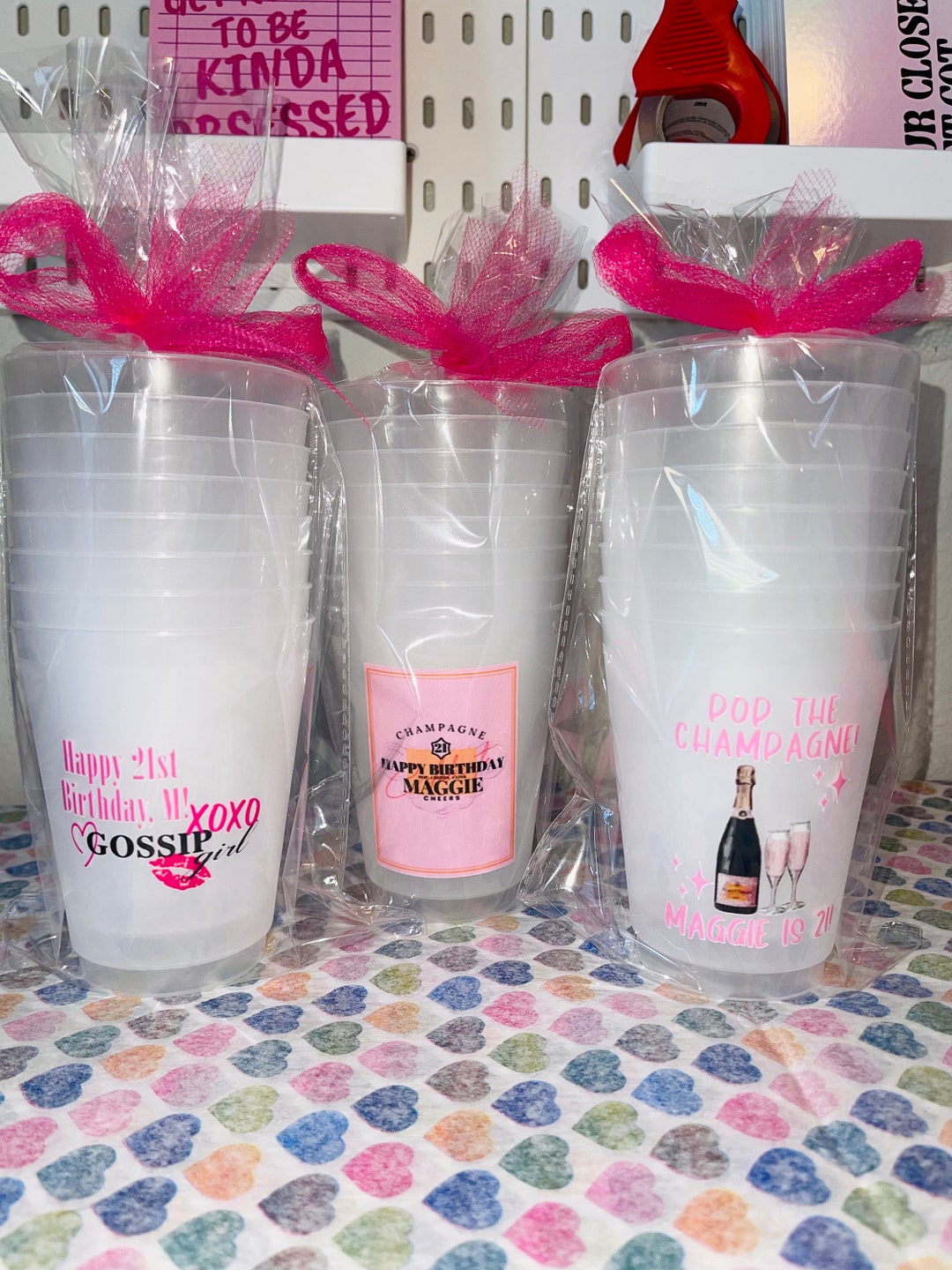 Custom Frosted Cups - Etsy