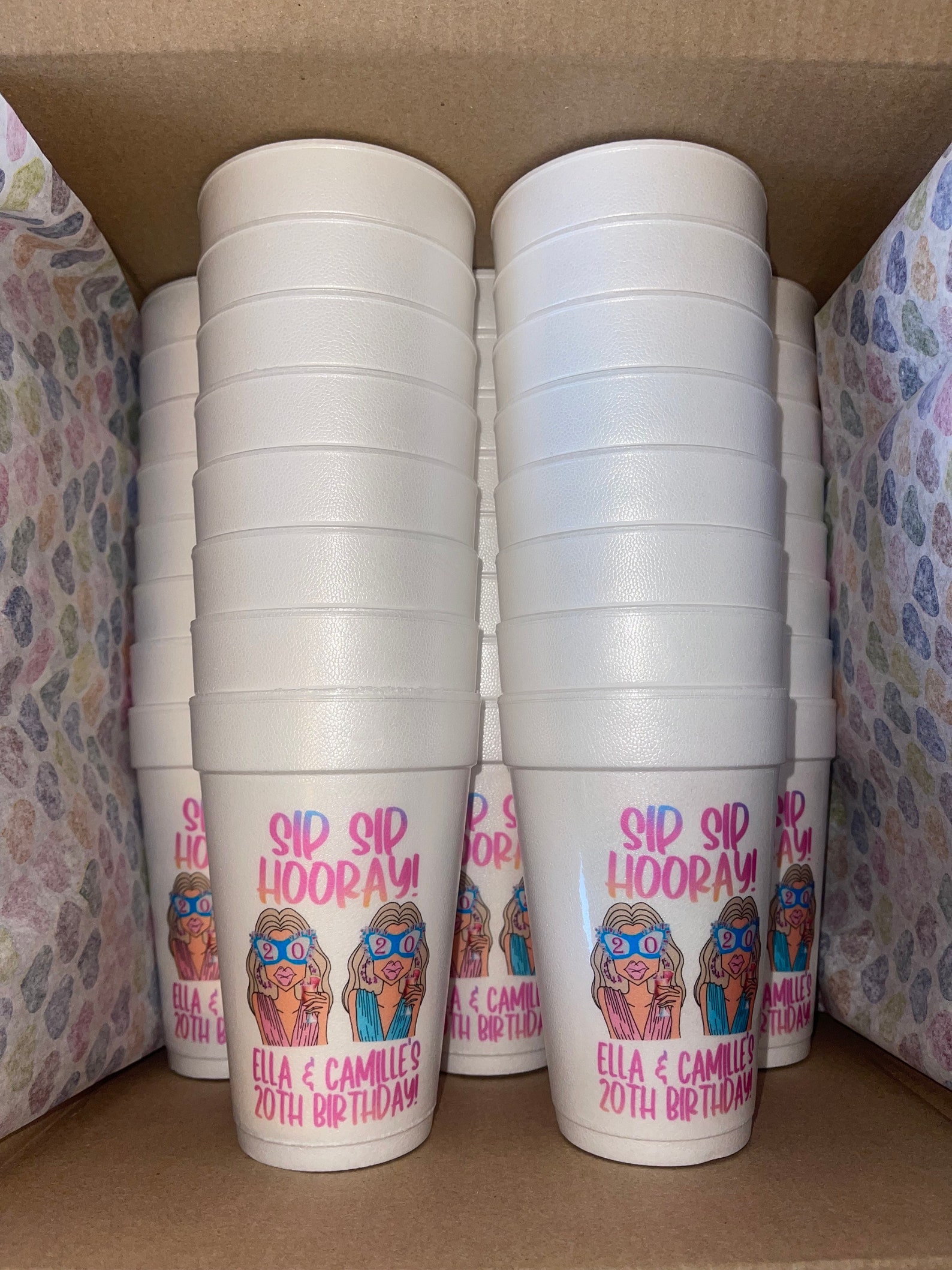 Custom Styrofoam Cups - Etsy