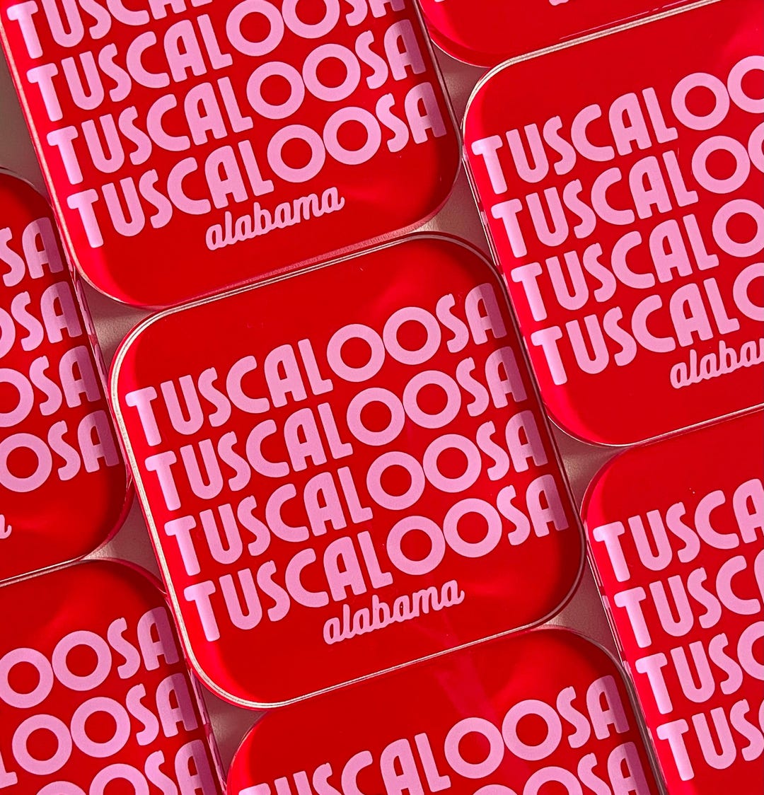Tuscaloosa Alabama Acrylic Coaster - Etsy