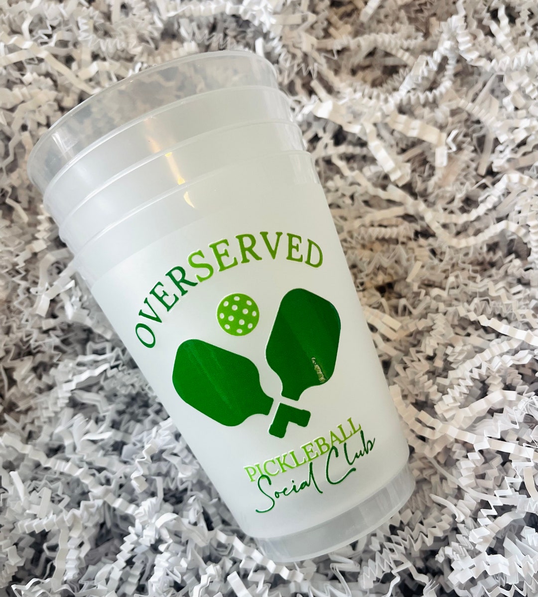 Personalized Pickleball Frosted Cups - Set of 8 - Etsy