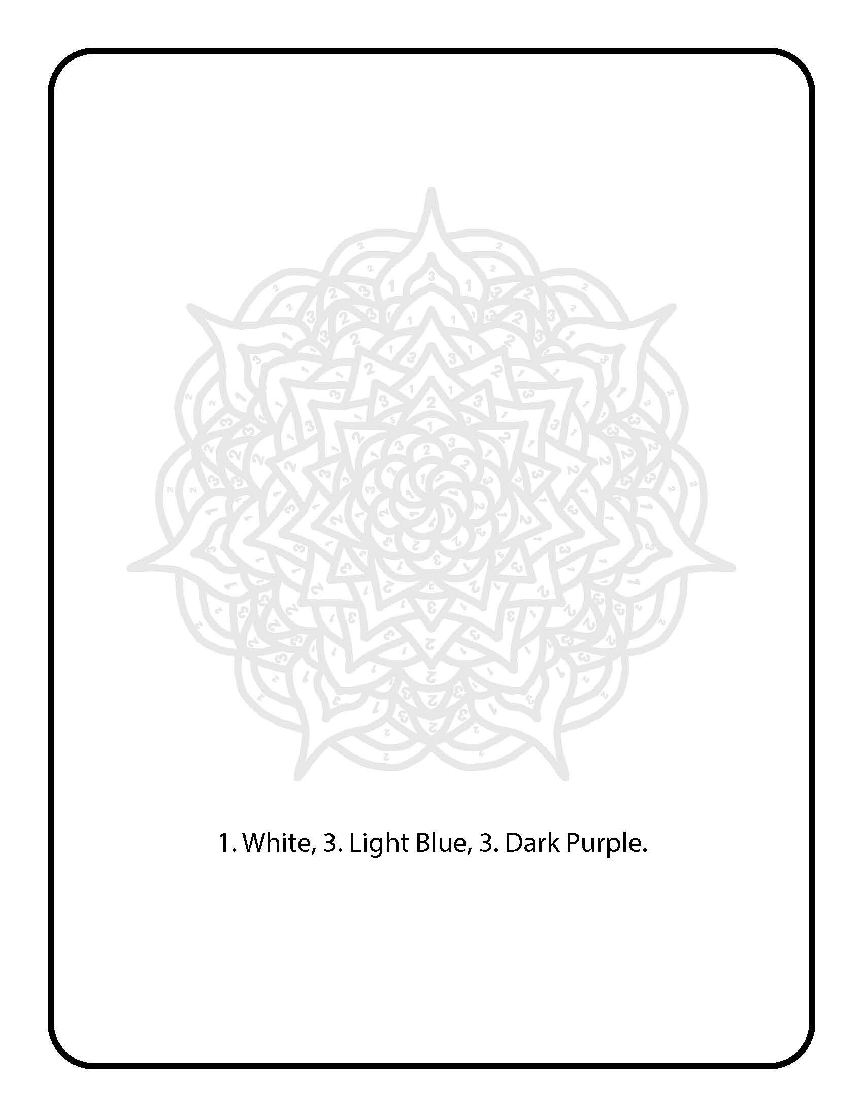 Printable Color by Number Coloring Book Geometrical Shapes - Etsy