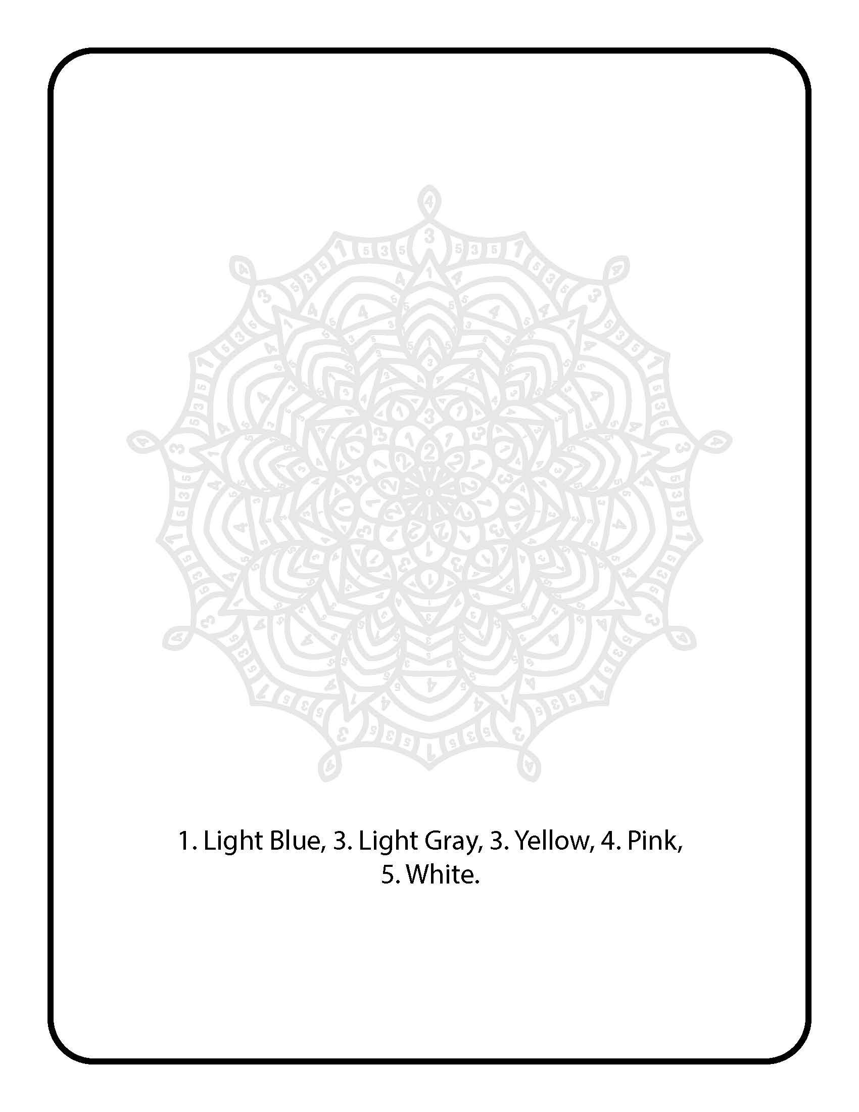 Printable Color by Number Coloring Book Geometrical Shapes - Etsy