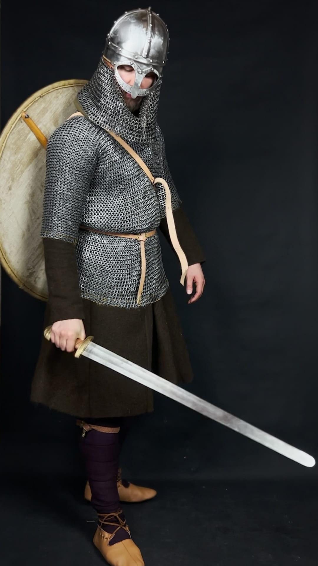 Hauberk, Chainmail, Rings 10mm Size S to XXL VERY LIGHT, Early Medieval ...