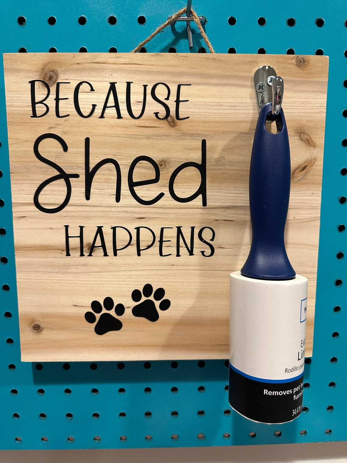 Because Shed Happens Sign - Etsy