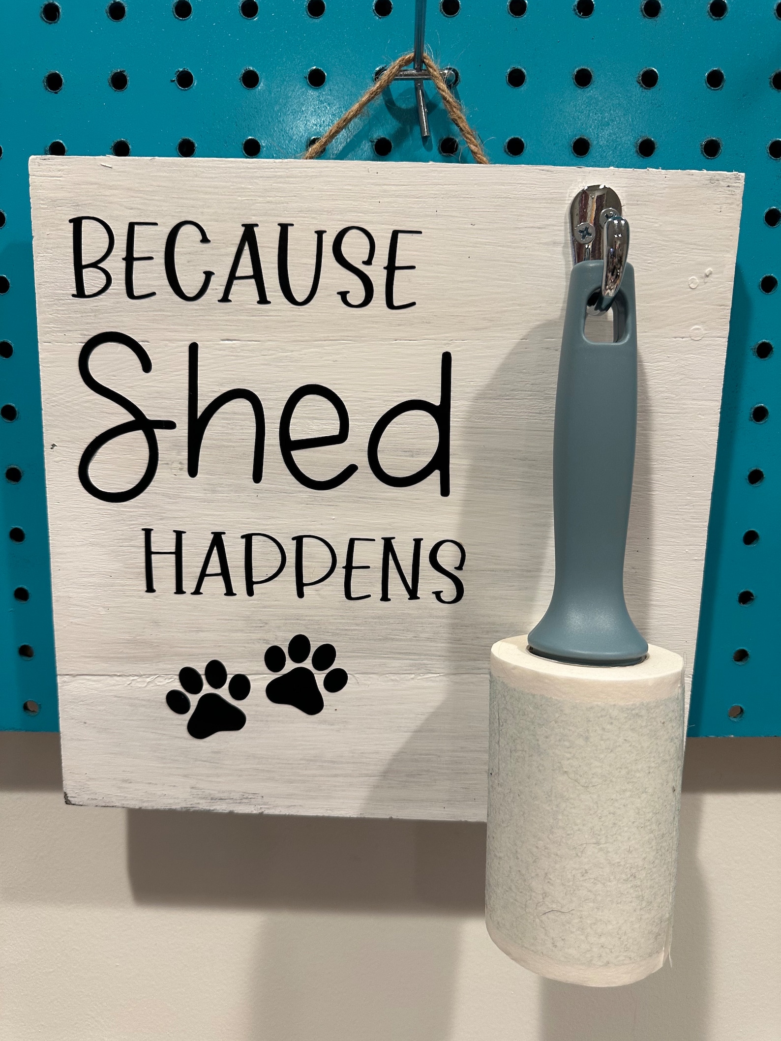 Because Shed Happens Sign - Etsy