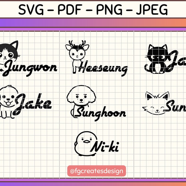 Enhypen Lightstick Svg - Etsy