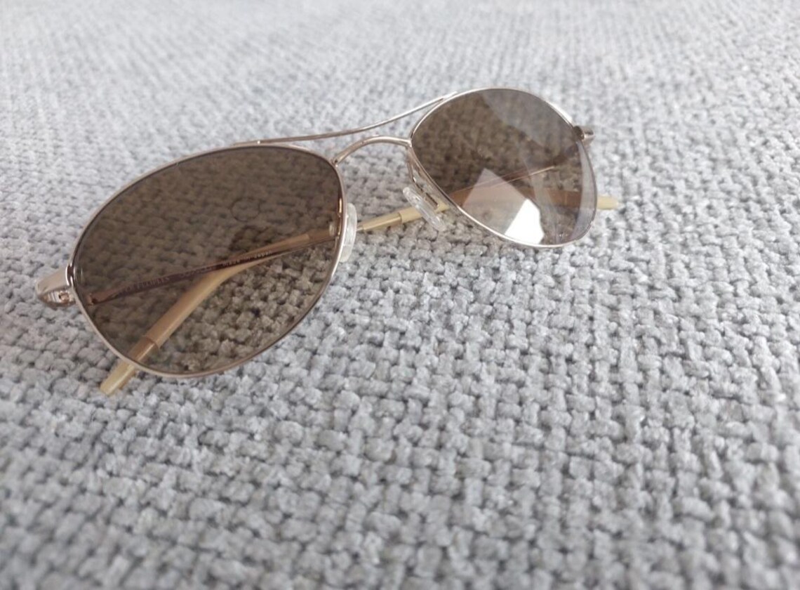OLIVER PEOPLES Aviator Sunglasses Model AERO OV1005S Color Gold 57-17 ...