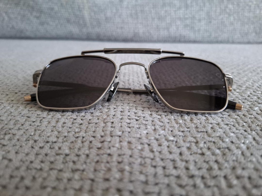 Akoni Aviator Sunglasses Model AKS-200B-50 PLD-GRY Palladium With Gray ...