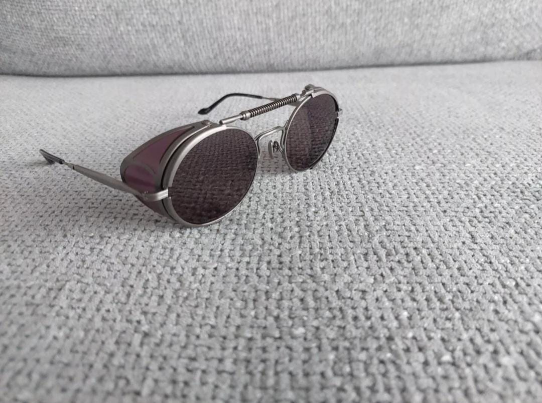 MATSUDA Terminator 2 Movie Sunglasses 2809H-V2 Antique Silver Gray Lens ...