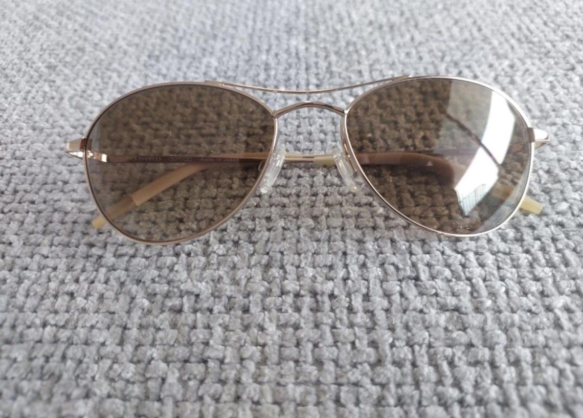 OLIVER PEOPLES Aviator Sunglasses Model AERO OV1005S Color Gold 57-17 ...