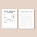 Printable Book Worm BUNDLE, Reading Journal, Book Tracker Worksheets ...