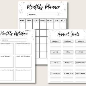 Printable Goal Setting BUNDLE, Gratitude Journaling, Manifestation ...