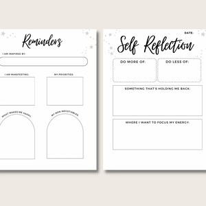 Printable Goal Setting BUNDLE, Gratitude Journaling, Manifestation ...