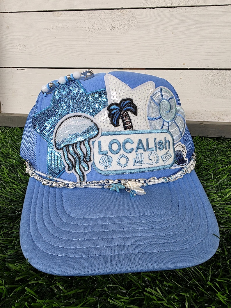 Summer Themed/ Beach Foam Snapback Trucker Hats. - Etsy