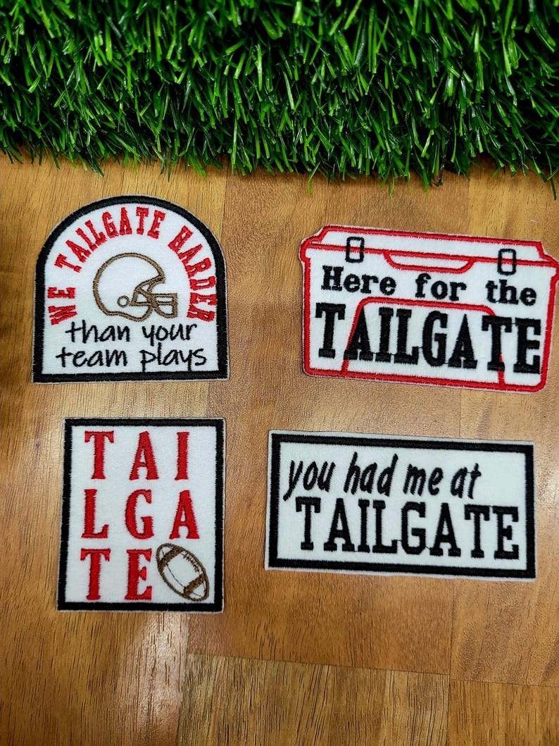 College Football Iron-on Patches – Game Day, Tailgate & Trendy Spirit ...