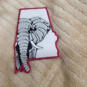 Football in Crimson Iron-on Embroidered Patches. Set of 5 or Individual ...