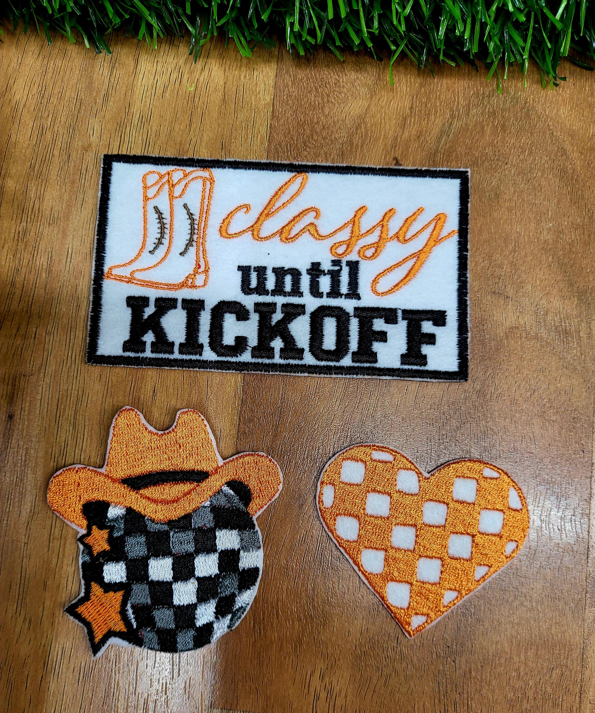 College Football Iron-on Patches – Game Day, Tailgate & Trendy Spirit ...