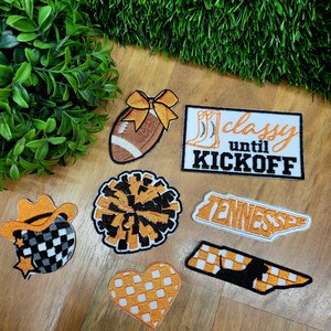 College Football Iron-on Patches – Game Day, Tailgate & Trendy Spirit ...