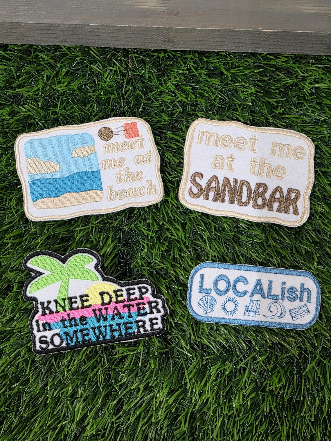 Summer Iron-on Patches Beach & Pool Theme Heat Transfer Patches for ...