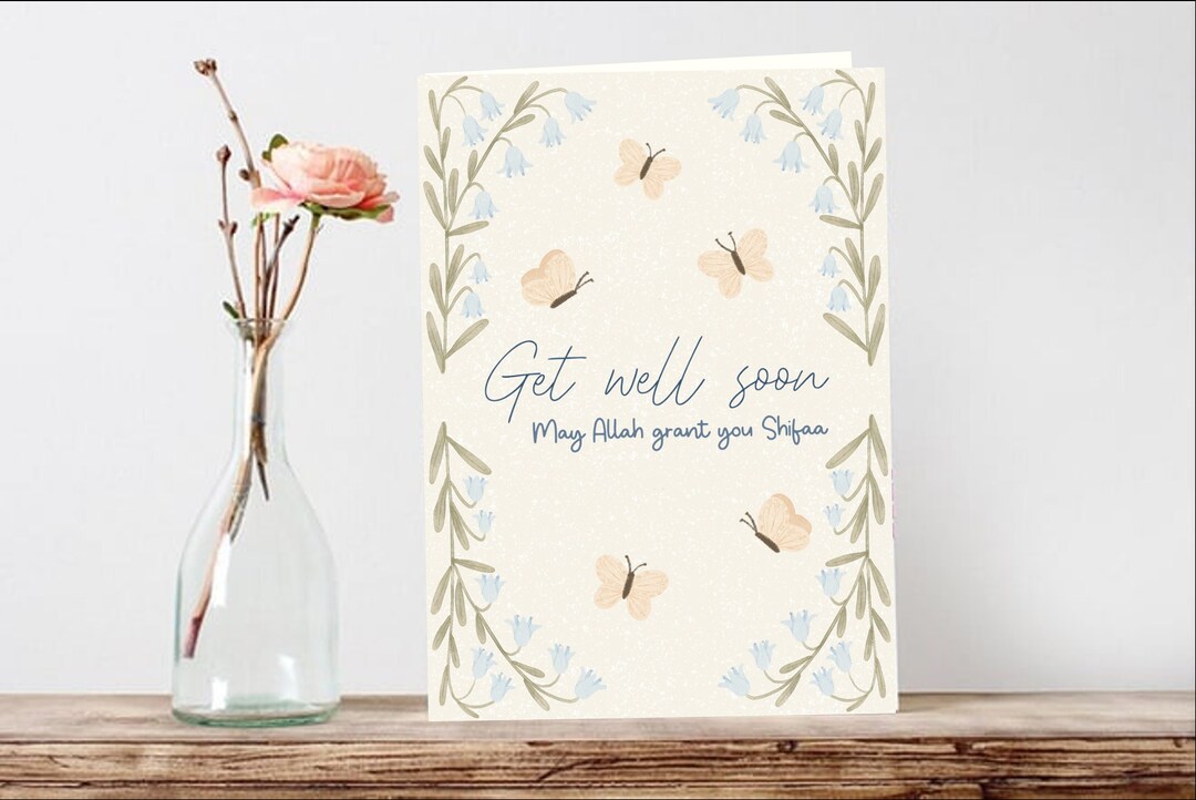 Islamic Greeting Card get Well Soon / Islamic - Etsy