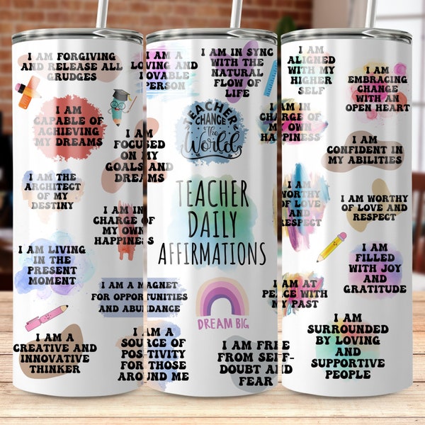 Teacher Affirmations - Etsy