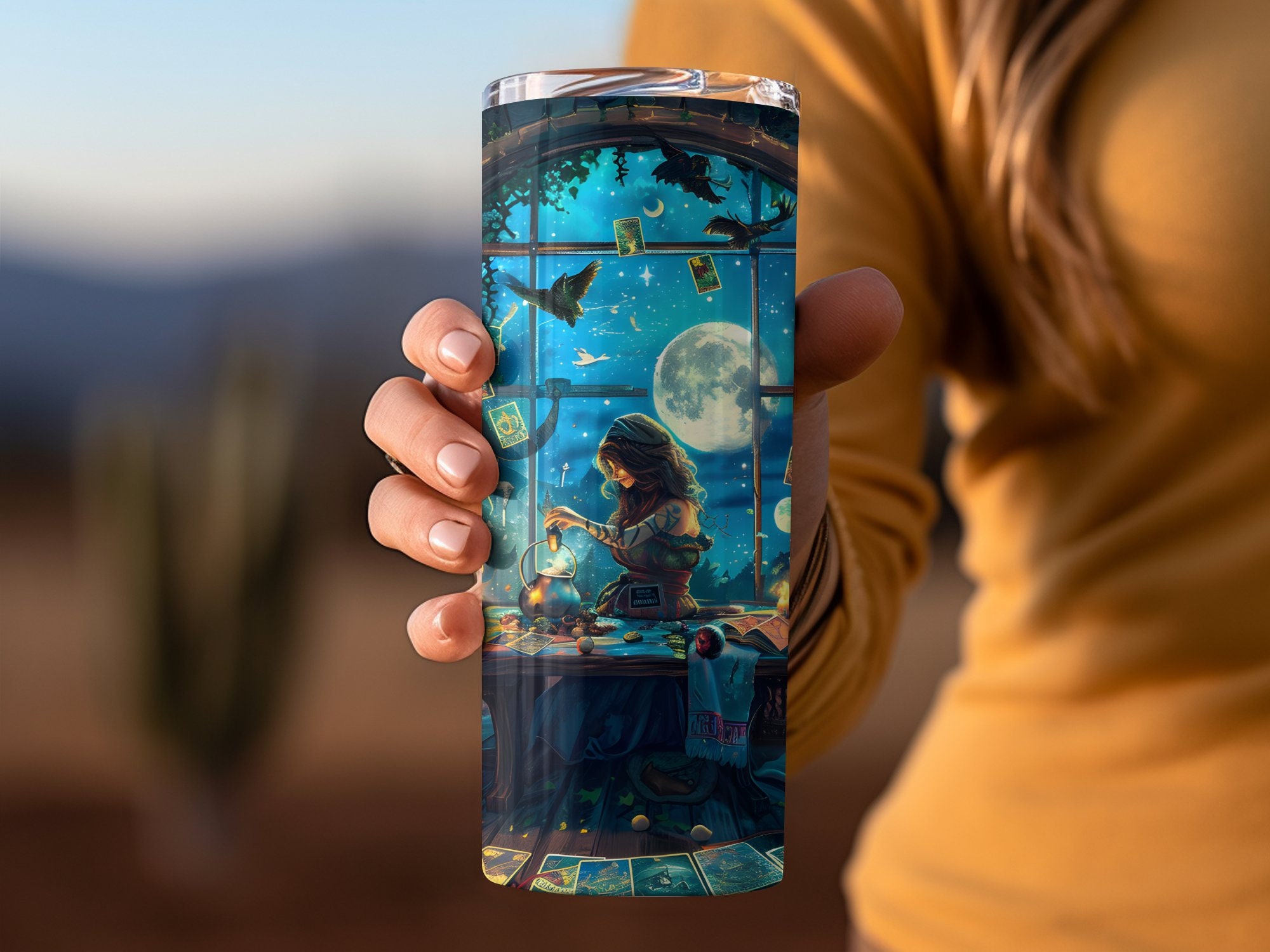 Witch 20oz Skinny Tumbler Wrap Sublimation Design, Magic Potion Room ...
