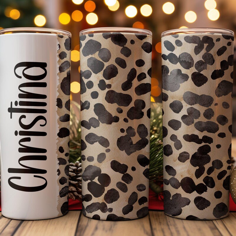 Leopard Print Tumbler - Etsy