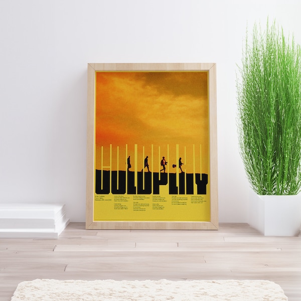 Coldplay Yellow - Etsy