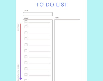 Simple Ranked to Do List Minimalist - Orange - Etsy