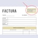 Factura Modificable Para Negocio En Español Para Imprimir O Uso Digital - Etsy