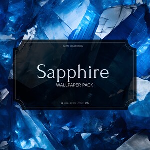 Sapphire Gemstone Wallpaper Pack - Etsy