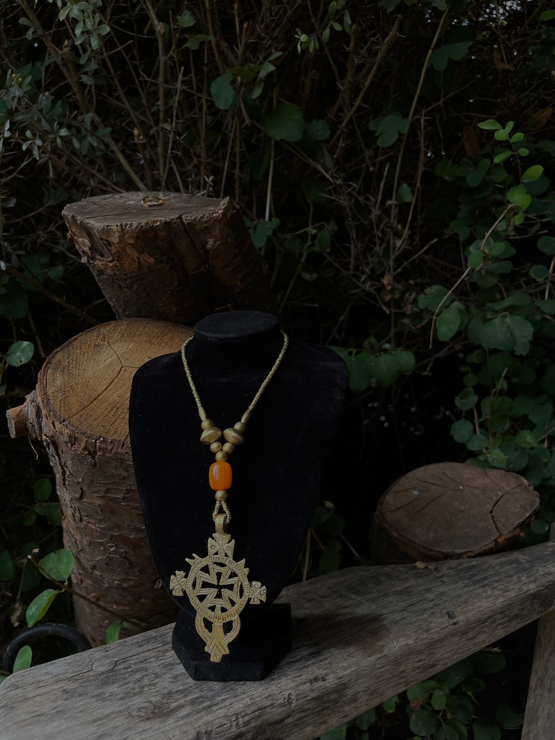 Vintage Ethiopian Cross Necklace, Ethnic Necklace, Ethiopian Coptic ...