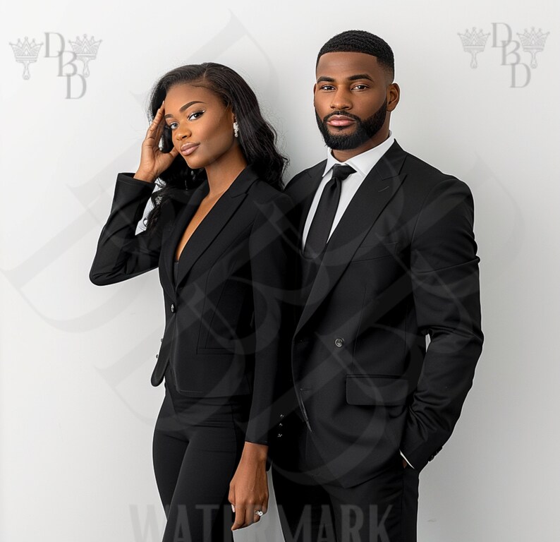 Black Couple Stock Photo, Husband and Wife Business Stock Photo, Office ...