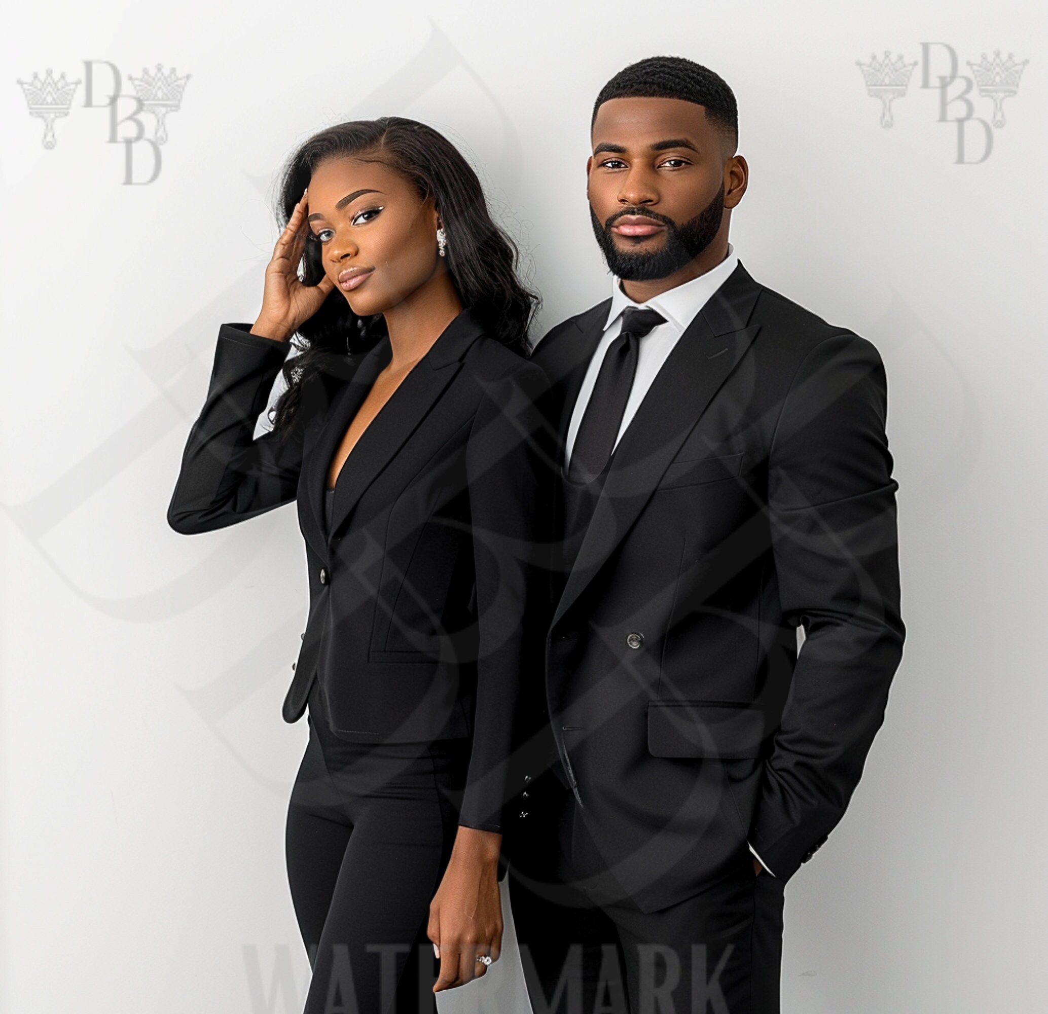Black Couple Stock Photo, Husband and Wife Business Stock Photo, Office ...