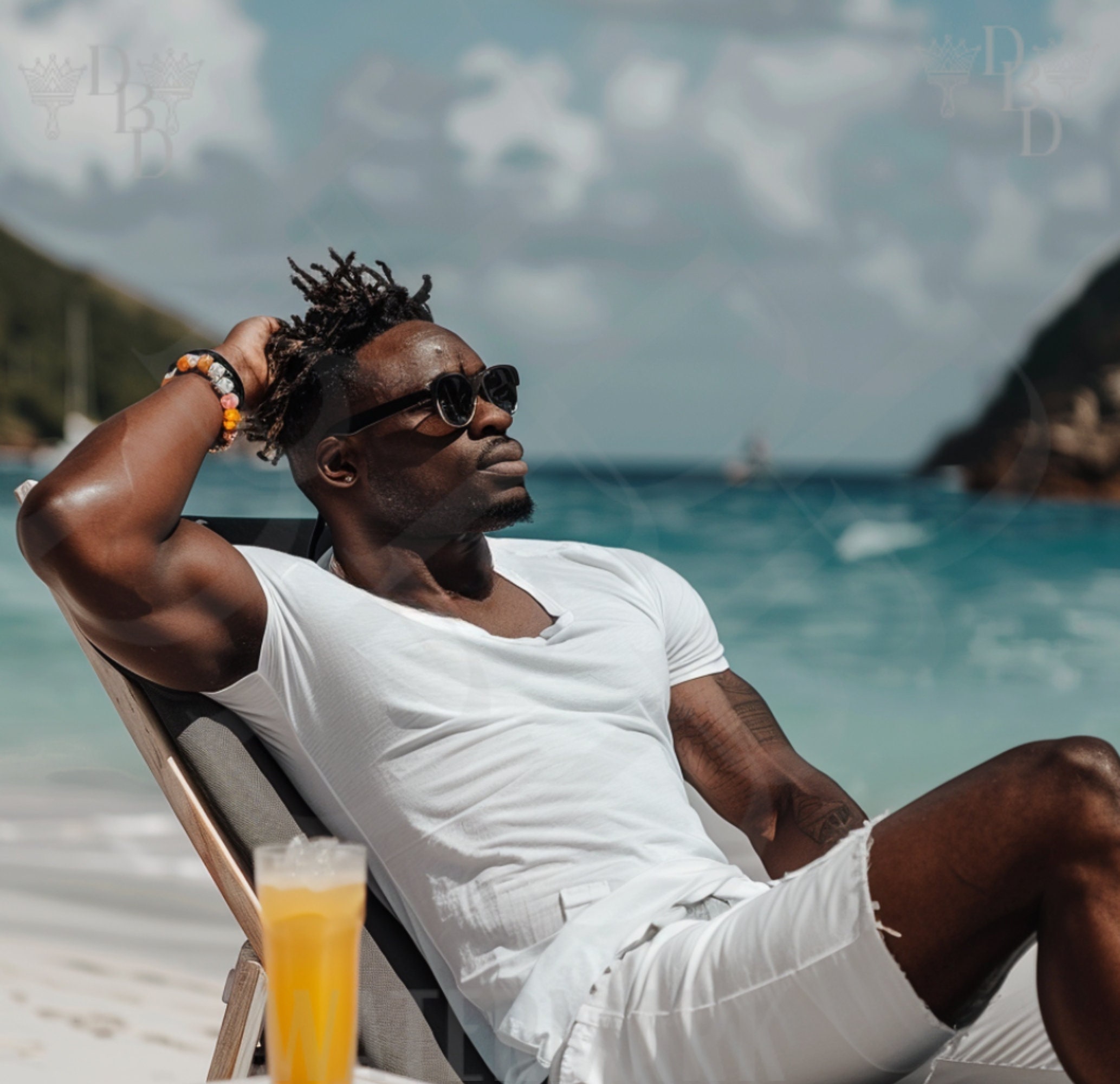 Black /african American Men Stock Photos, Beach Photos W/ Black Men ...