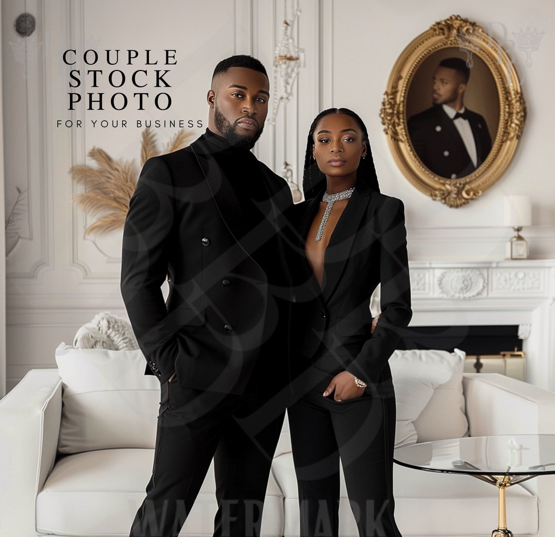 Black Couple Stock Photo, Husband and Wife Business Stock Photo, Office ...