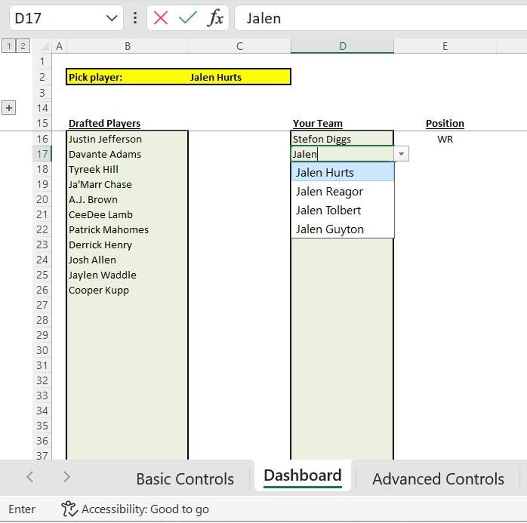 Fantasy Football Draft Cheat Sheet NFL PPR Scoring - Etsy