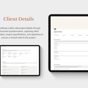 Notion Template Client Portal, Notion Client Dashboard, Project ...
