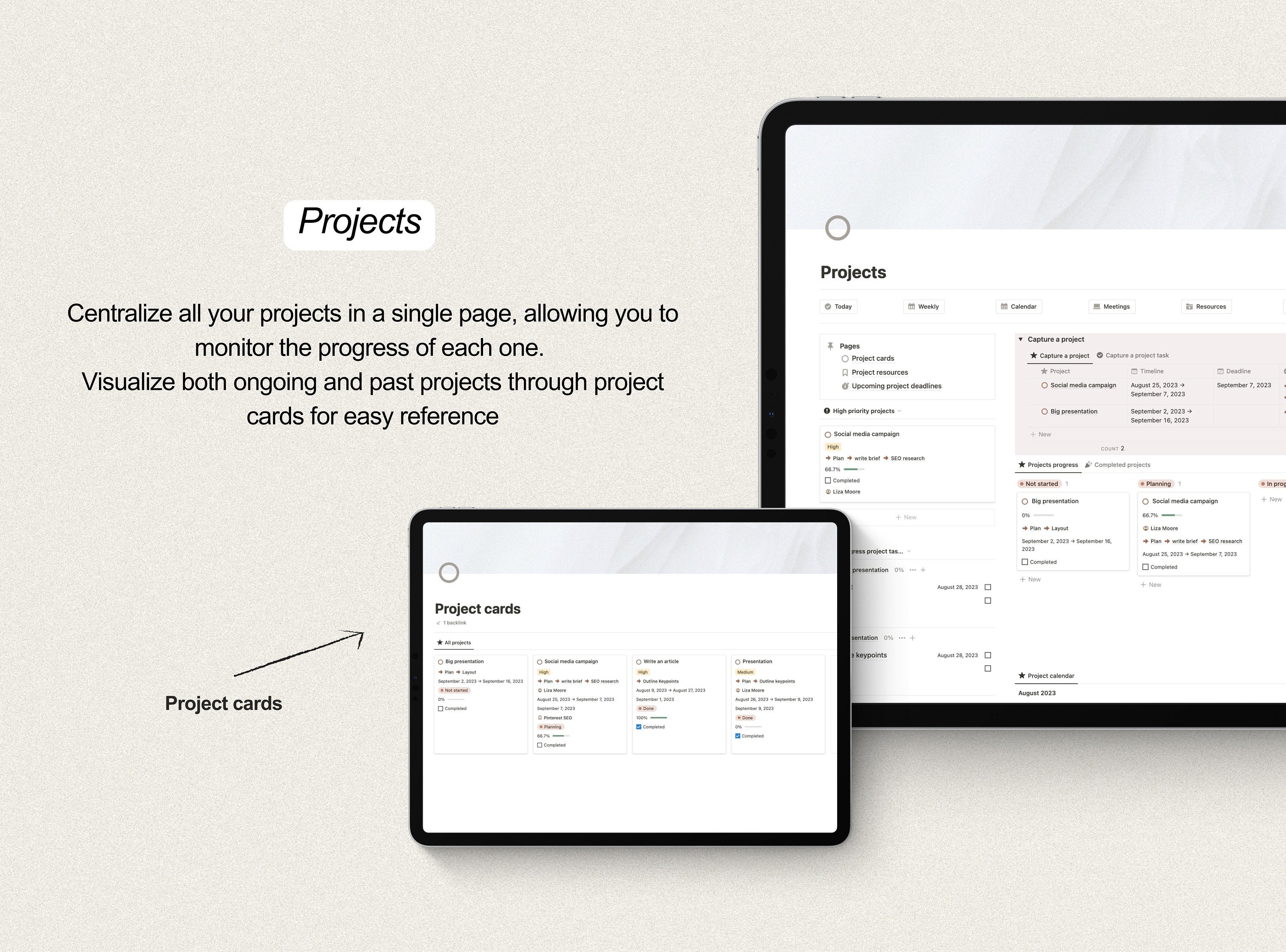 Notion Template Work Dashboard Business Notion Planner 2023 - Etsy ...